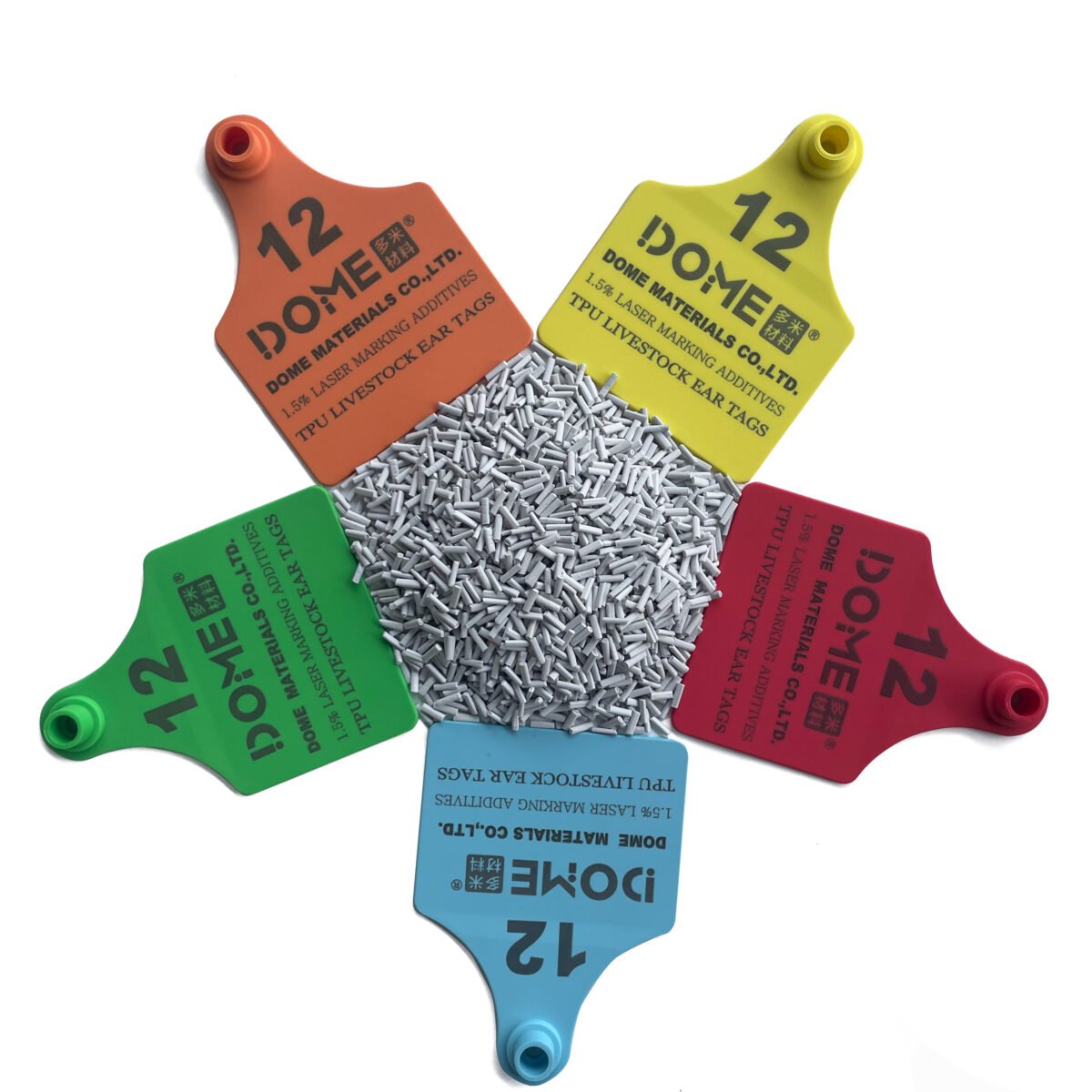 Laser Marking Additive | Laser-marked Black On Colored Polymer