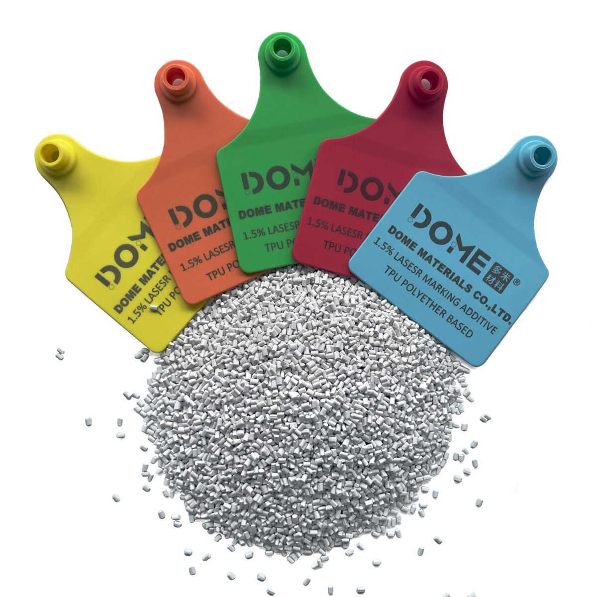 Laser Marking Additive | Laser-marked White On Colored Polymer
