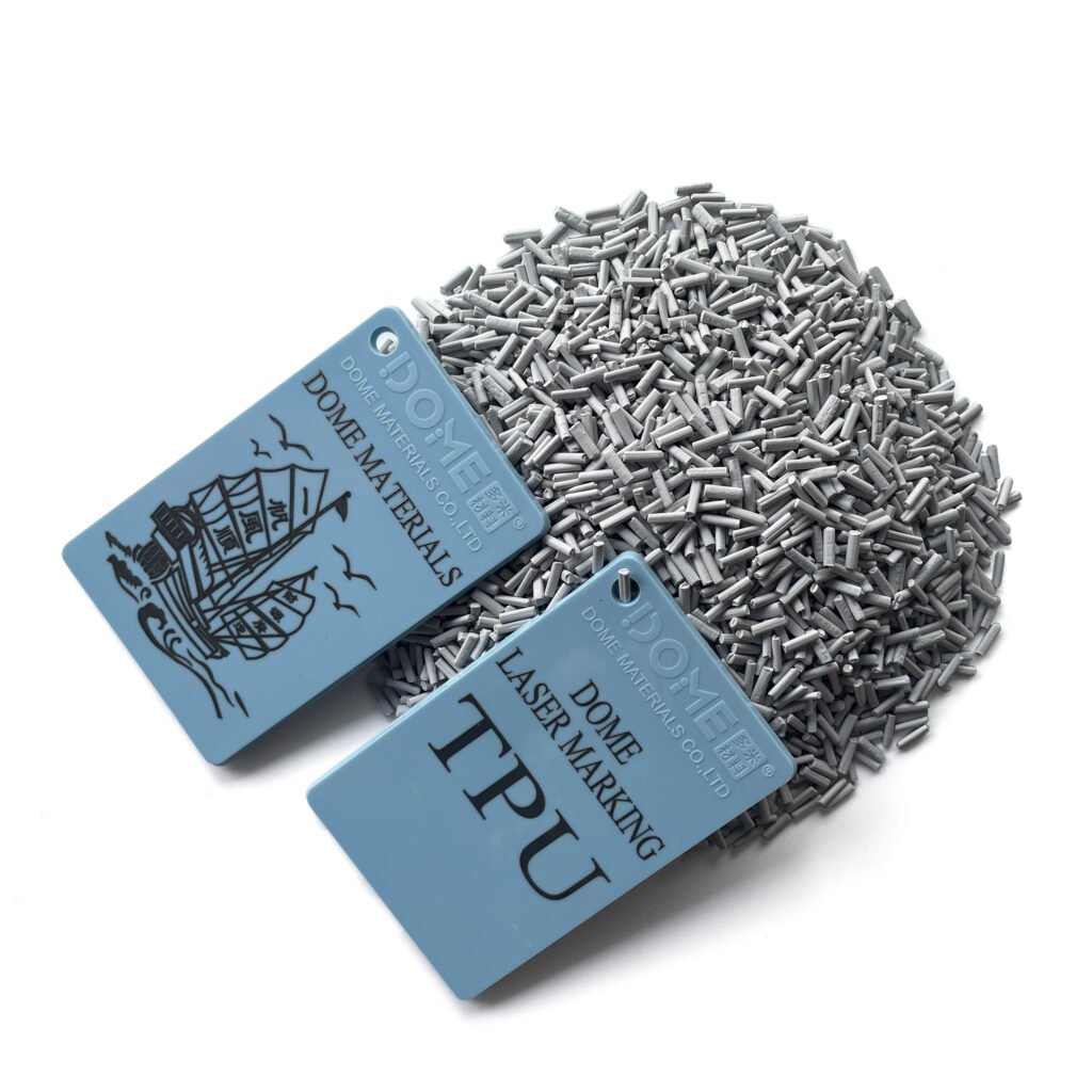 Laser Marking Additive | Laser-marked Black On Colored Polymer